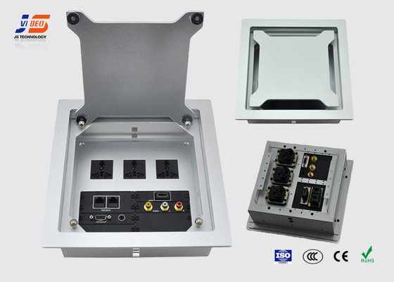 Hidden Wall Socket / Tabletop Connection Box with Power Network AV