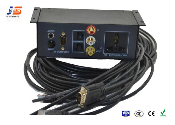 Conference Under Table Multimedia AV Universal Power Outlet Media Hub