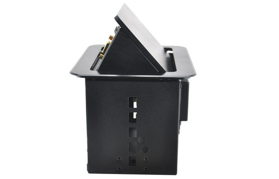 Tabletop Interconnect Box , Conference Table Cable Management