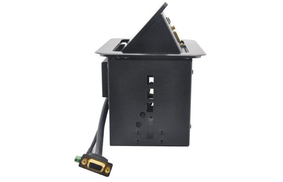 Tabletop Interconnect Box , Electrical Power Box Power Plugs Sockets VGA 10A