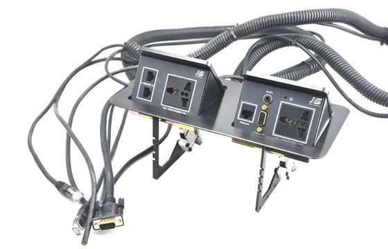 100V - 240V 3 Pin AC Power Plug Tabletop Interconnect Box , Connection Box