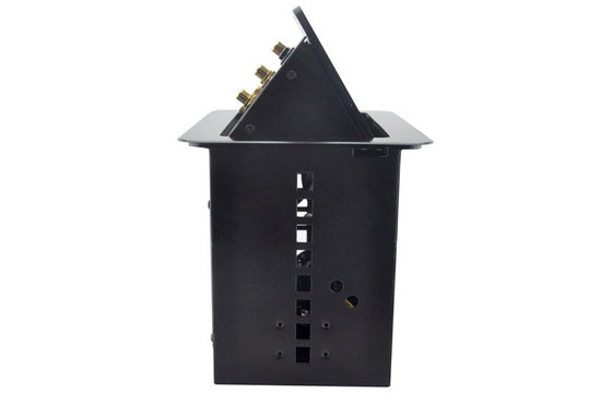Desktop Socket Box , Tabletop Interconnect Box Hdmi Power For Meeting System