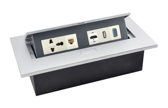 Desktop Outlet Tabletop Interconnect Box AC Power 3 Pin XLR Connectors