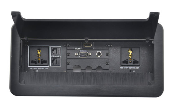 Power Outlet Conference Table Connection Box, Video Socket Panel