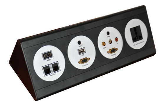 Easy Assemble Multifunctional Hotel Socket , Power and Data Outlets