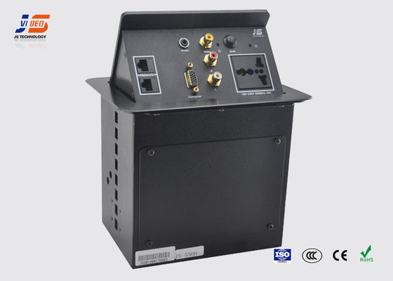 Flush Mount Conference Multimedia Tabletop , Universal Power Outlet