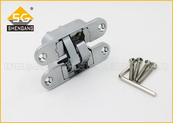 Furniture Hardware 3D Concealed Invisible Door Hinges For Internal Wood Door