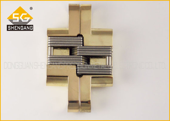 Commercial Interior Concealed American Hinge / 180 Degree Door Hinges Furniture Hardware