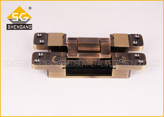 3D Invisible Hinges Exterior Door Three Way Hinge , Hidden Hinges For Cabinets