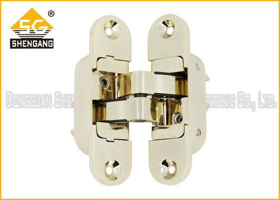 Zinc Alloy 3D Adjustable Invisible Door Hinges Hardware 180 Degree