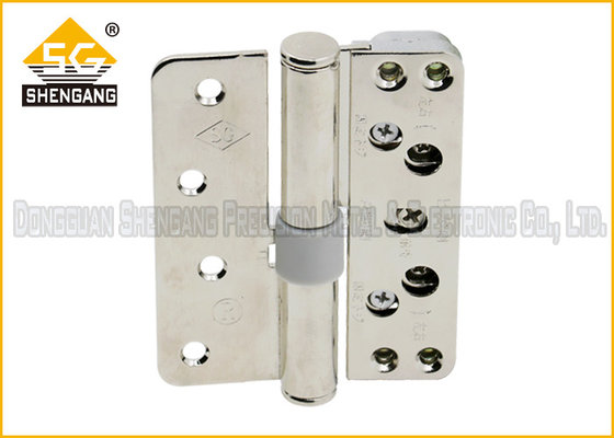 Steel Iron 3d Movable Buffering Adjustable Door Hinges , 102*98*2.5mm