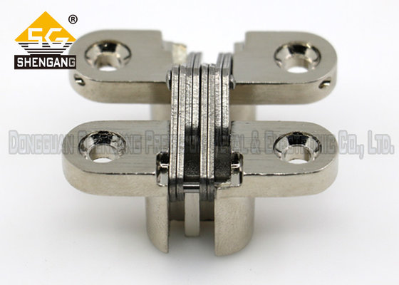 Hidden Zinc Alloy Small Concealed Hinges For Lightweight Door Leaf