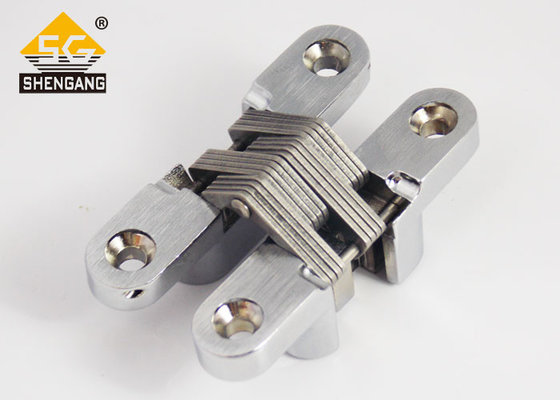 Professional American Hinge / Invisible Zamak Concealed Hinges For Thick Doors 30mm