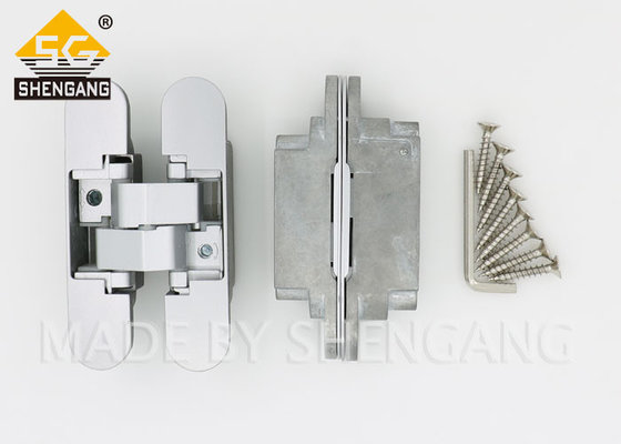 180 Degree Italian Hinges , 3D Adjsuatble Zinc Alloy Invisible Door Hinge