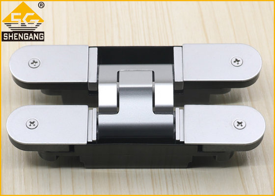 Silver Black Champagne Invisible Door Hinges Load 80 Kg Length 160mm Hinge