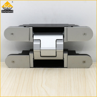 Silver Black Champagne Invisible Door Hinges Load 80 Kg Length 160mm Hinge