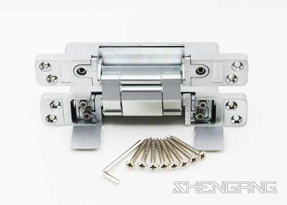 180 Degree 80kg Heavy Duty Door Hinges With Removable Pin Zinc Alloy Material