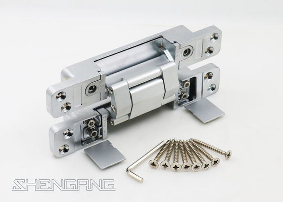 180 Degree 80kg Heavy Duty Door Hinges With Removable Pin Zinc Alloy Material
