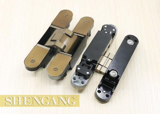 High Load Capacity Invisible Door Hinges 160 * 28 * 28 * 32mm Slide Bearings