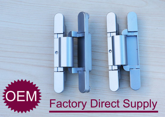 Die Casting zamak 2D concealed adjustable rebated door hinges 180 degree