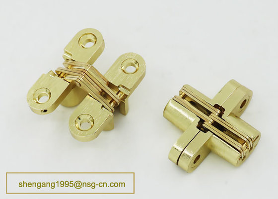 180 Degree 44 Mm Zinc Alloy Firm Furniture Wooden Box Hidden Hinge Easily Installed