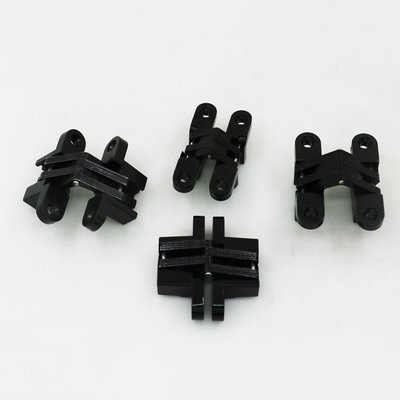 black zamak small concealed hinge soss invisible hinge made in china factory