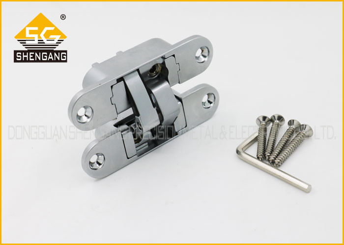 Furniture Hardware 3D Concealed Invisible Door Hinges For Internal Wood Door