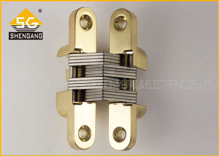 Zinc Alloy Cupboard Door Hardware Invisible American Hinge For Wooden Box
