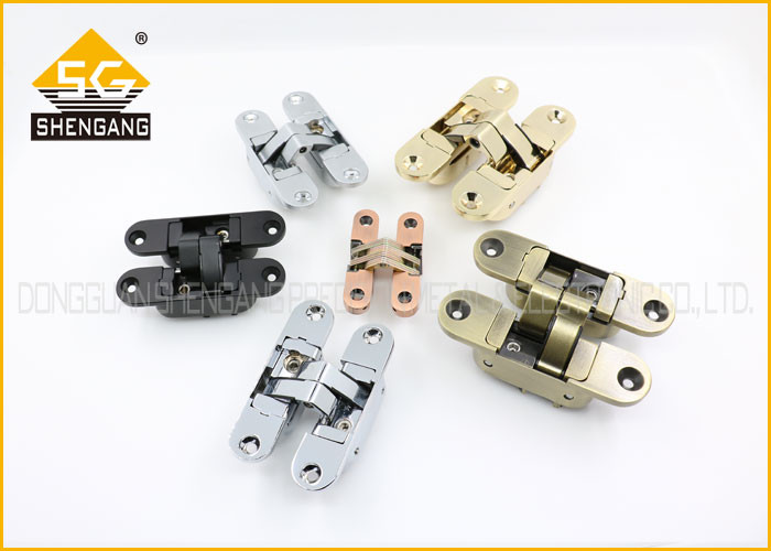 Customized Italian Hinges Size 111.5*29*36 mm Adjustable Invisible Door Hinges For Wood Door