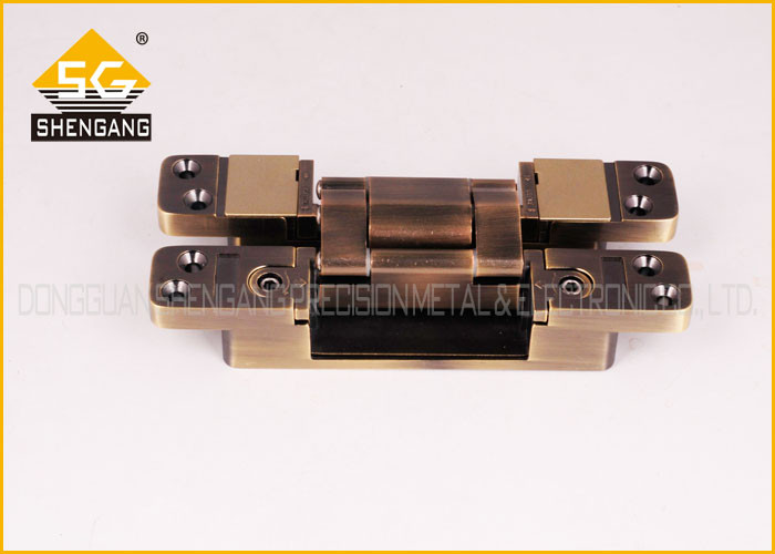 3D Invisible Hinges Exterior Door Three Way Hinge , Hidden Hinges For Cabinets