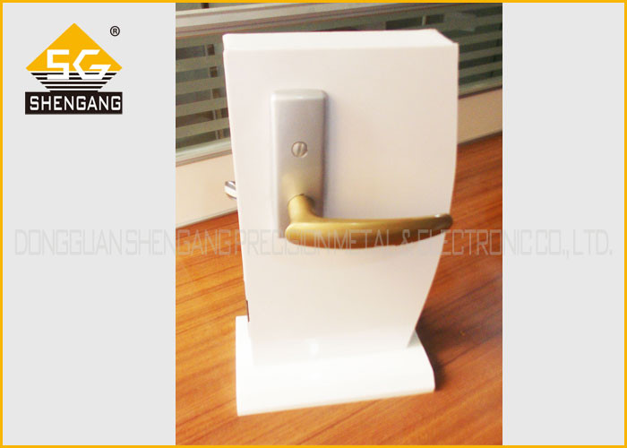Exterior Front Door Lock , Noise Elimination Door Handle Lock Of Zinc Alloy