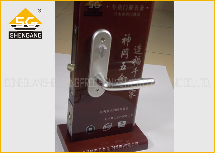 Adjustable Italian Wood Interior Door Silent Door Handle Lock Noise Elimination