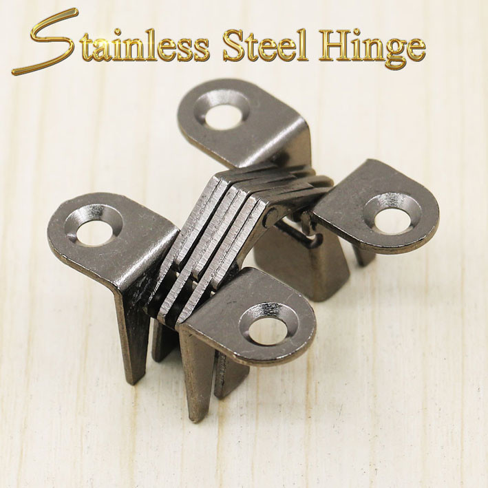 39*13*17.5 mm Stainless Steel Concealed Hinges / Heavy Duty Concealed Hinges