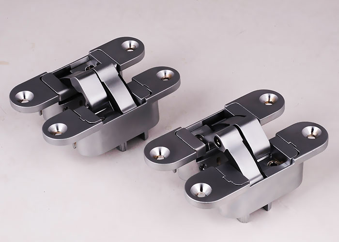 Zinc Alloy Zama Italian Hinges 180 Degree Concealed Hinge , Thickness 40mm