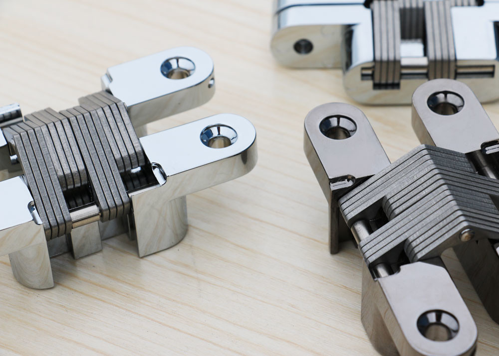 Soss Light Duty Concealed Hinges For 1/2" and 3/4" minimum door thickness, opens 180 degrees