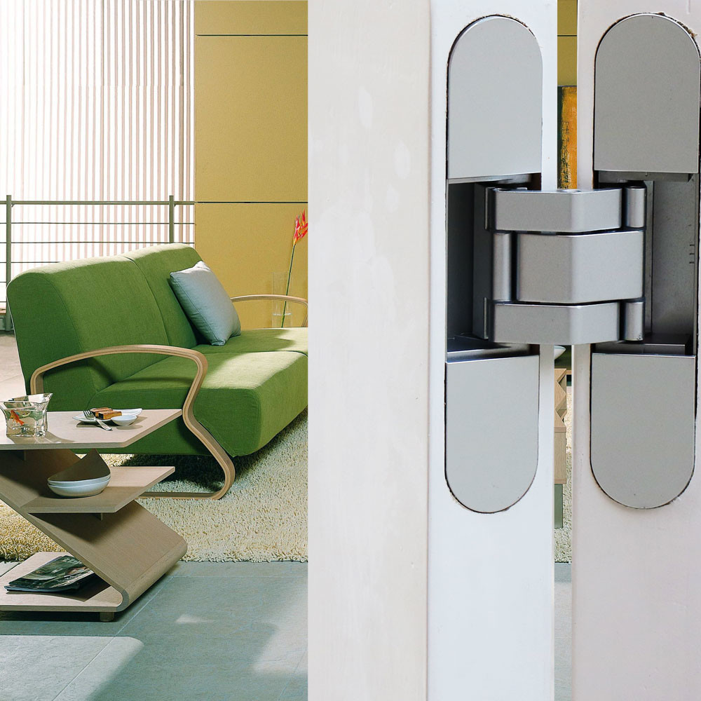 high class zinc alloy flush doors 3D adjustable concealed hinge