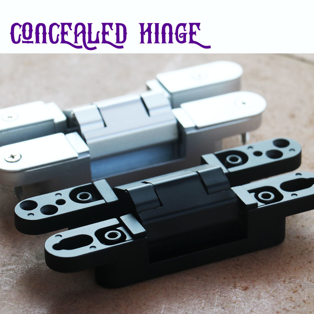 Chrome 180 degree 3D Adjust Concealed Universal door hinges