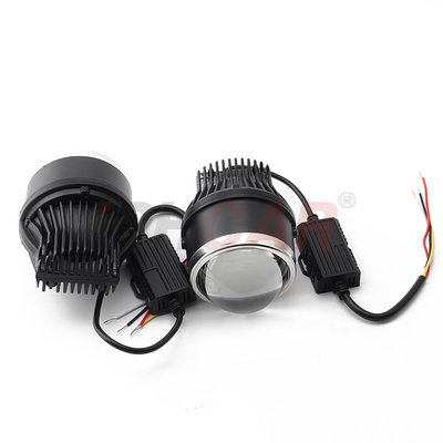 Super Bright 3.0 inch LED Fog Lamp Light with Daytime Running Light Universal for 12V Car