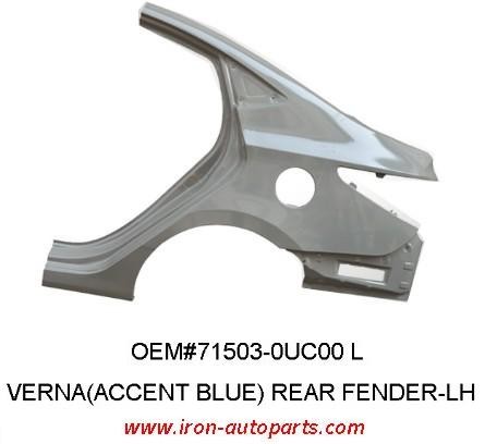 AUTO REAR FENDER-HYUNDAI ACCENT2011-/HYUNDAI VERNA/HYUNDAI SOLARIS-RL OEM:71503-0UC00