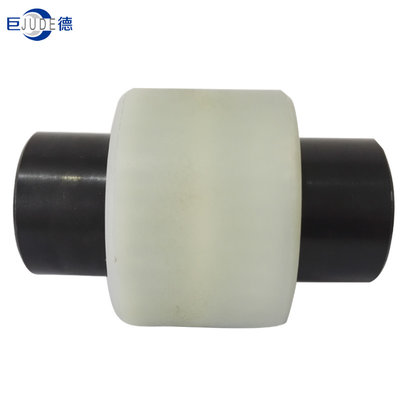 Nylon curved tooth precision gear coupling with nylon sleeve