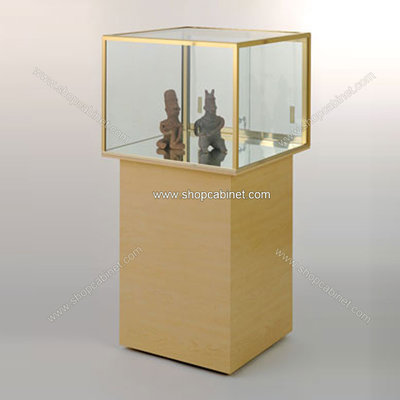 Fashion wooden jewelry accessory display stand mirror cabinet supplier