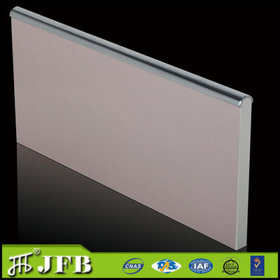 China Kitchen cabinet aluminium profile 800mm bright light aluminium profile edge bending trim supplier