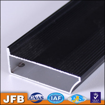 Item L092 3000meters anodized black windows and door types of for kitchen cabinet aluminum profile supplier