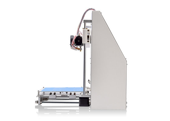 Desk Top 3D Printer Machine , Metal White 3D Printer RepRap Prusa I3