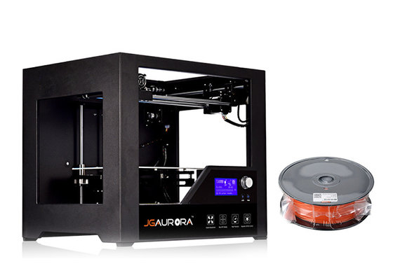 High Precision 3D Printer Machine , FDM Black Big Single Extruder 3D Printer