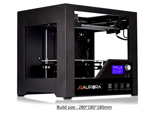 Rapid Prototyping 3D Printing Machine , 0.4mm Nozzle PLA Filament 3D Printer