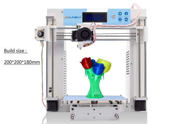 1.75 ABS Filament Large Scale 3D Printer Metal Frame With LCD Screen