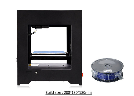 Professional Black Home Use 3D Printer Desktop Heating Bed SD Card 8GB