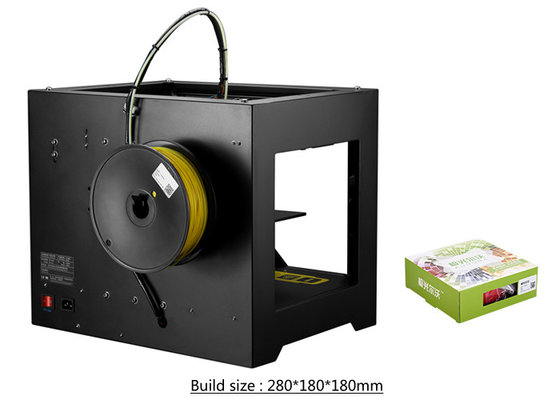 School Education Desktop 3D Printer Metal LED Light High Resolution