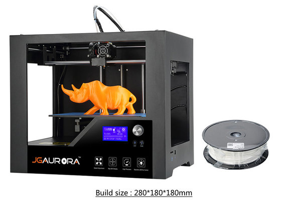 Educational Desktop 3D Printer , ABS Filament 1.75mm 3D Printer Machine